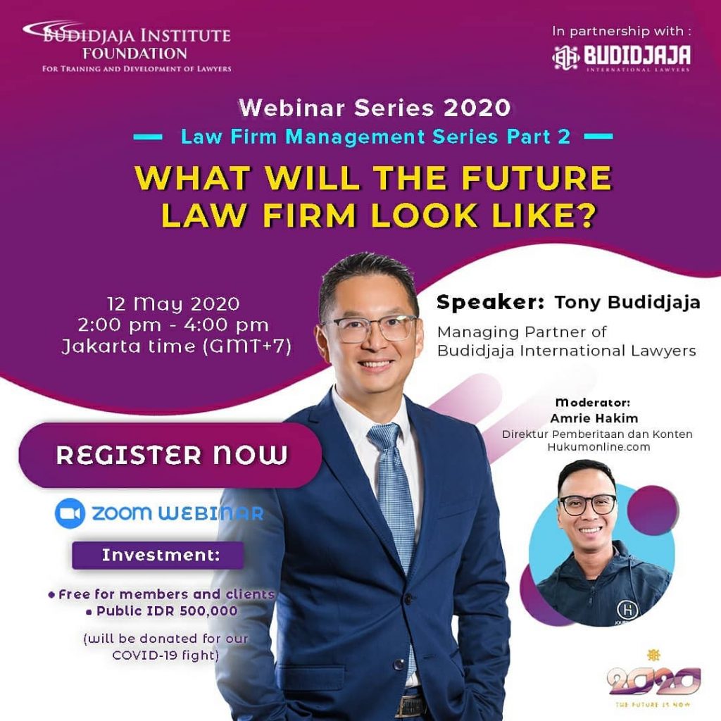 Law Firm Management Series Webinar Part 2: What Will the Future Law ...