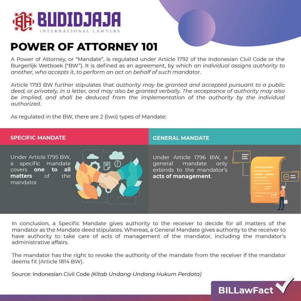 Power of Attorney 101